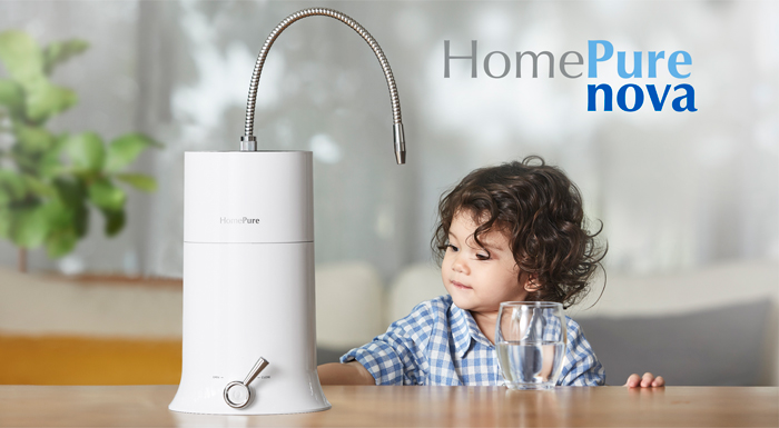 HomePure NOVA Water Filtration System + 5 Boxes Edg3 + 5 Bottles Titan Metal Oil